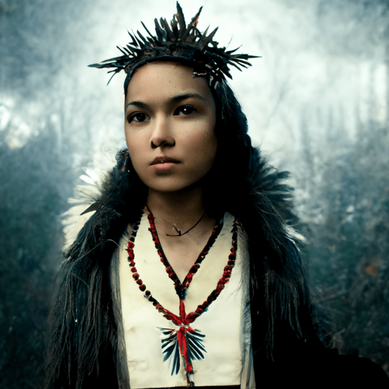 St. Kateri Tekakwitha – Lily of the Mohawks – Catholic AI Art